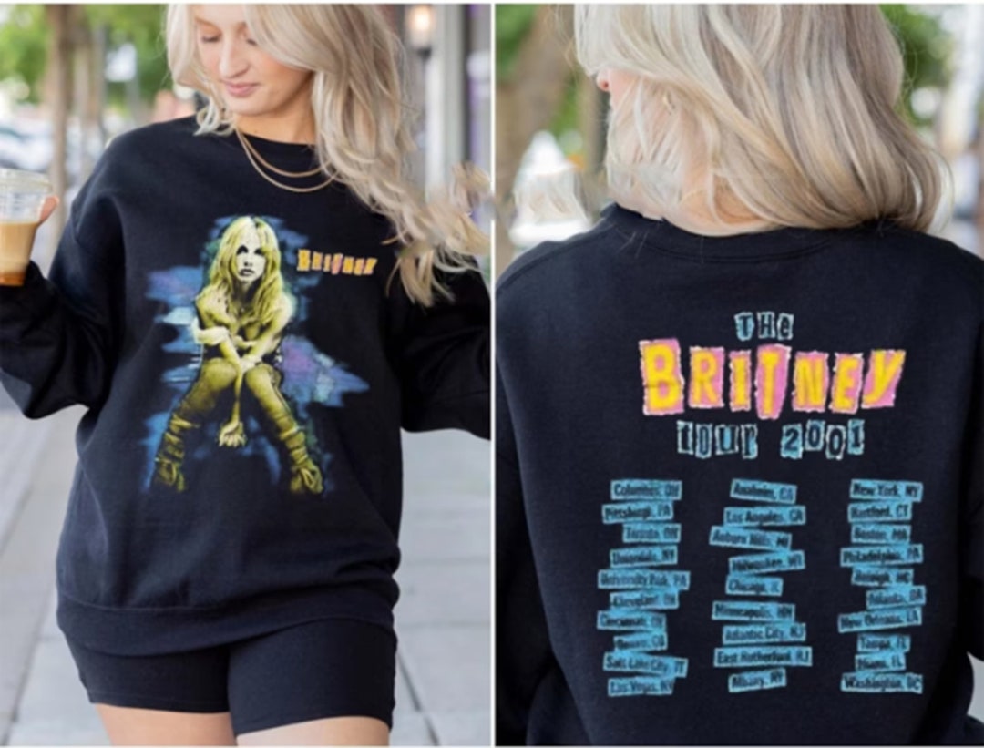 Vintage 2001 Britney Spears the Britney Tour 2001 Shirt - Etsy