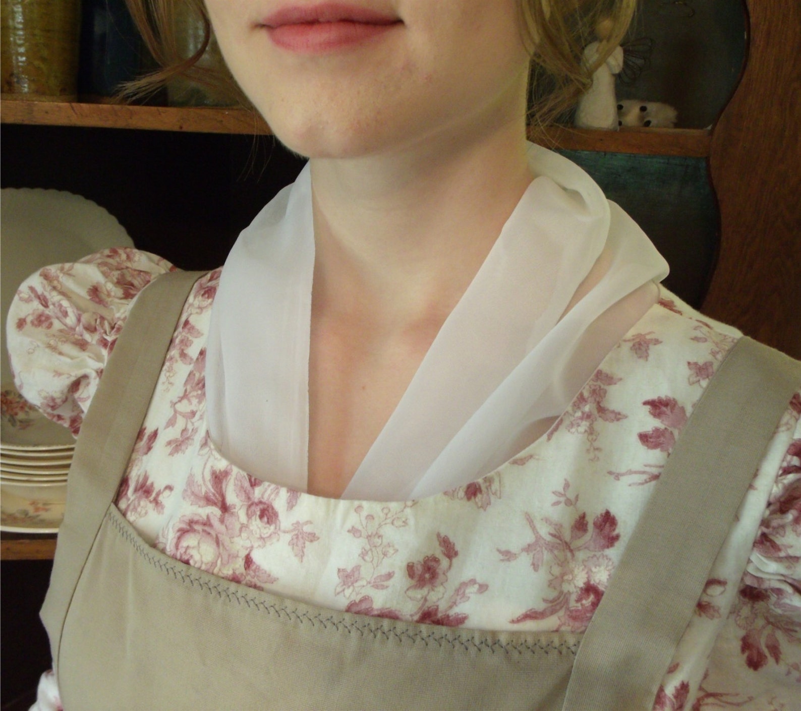 Regency neck scarf fichu neckerchief | Etsy