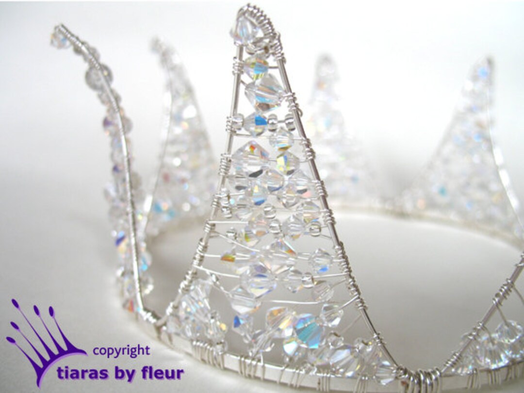 Crowning Glory 7 Point Swarovski Crystal Crown Made to Order - Etsy