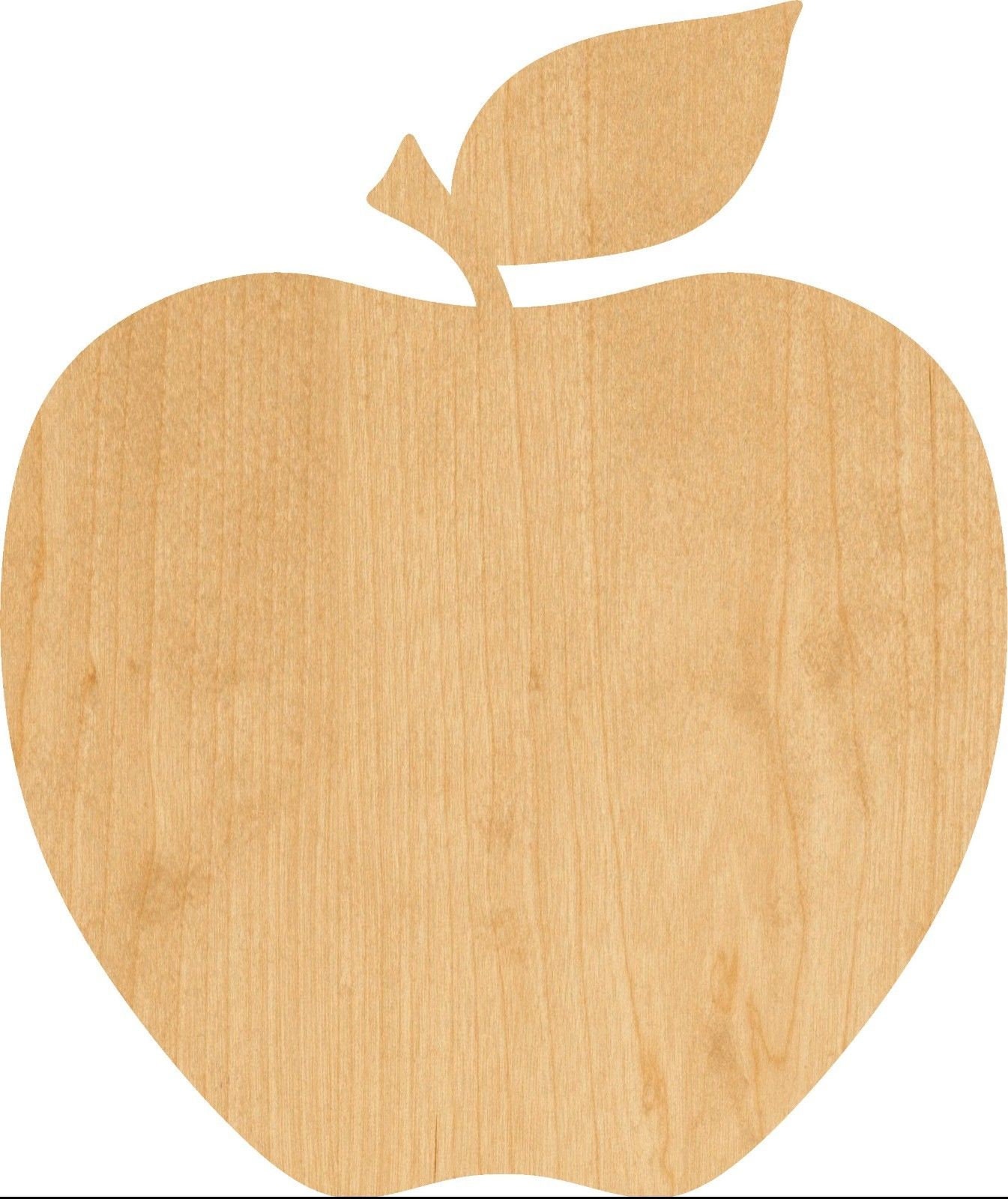 Apple Wooden Laser Cut Out Shape - Great for Crafting - Hobbyist - D.I ...