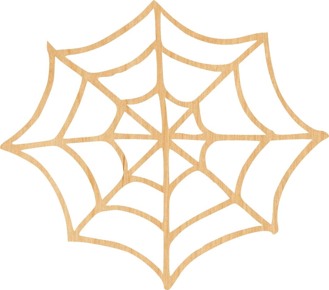 Spider Web 2 Wooden Laser Cut Out Shape Great for Crafting - Etsy