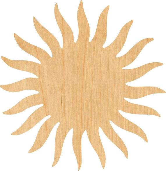 The Sun 3 Wooden Laser Cut Out Shape Ideal para la | Etsy