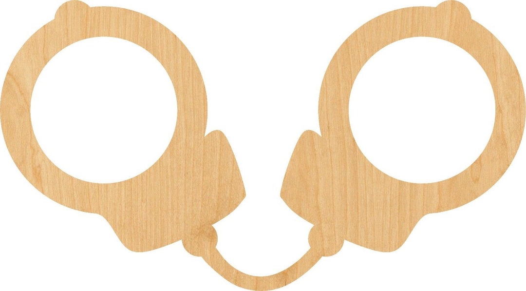 Handcuff Wooden Laser Cut Out Shape Great for Crafting - Etsy.de