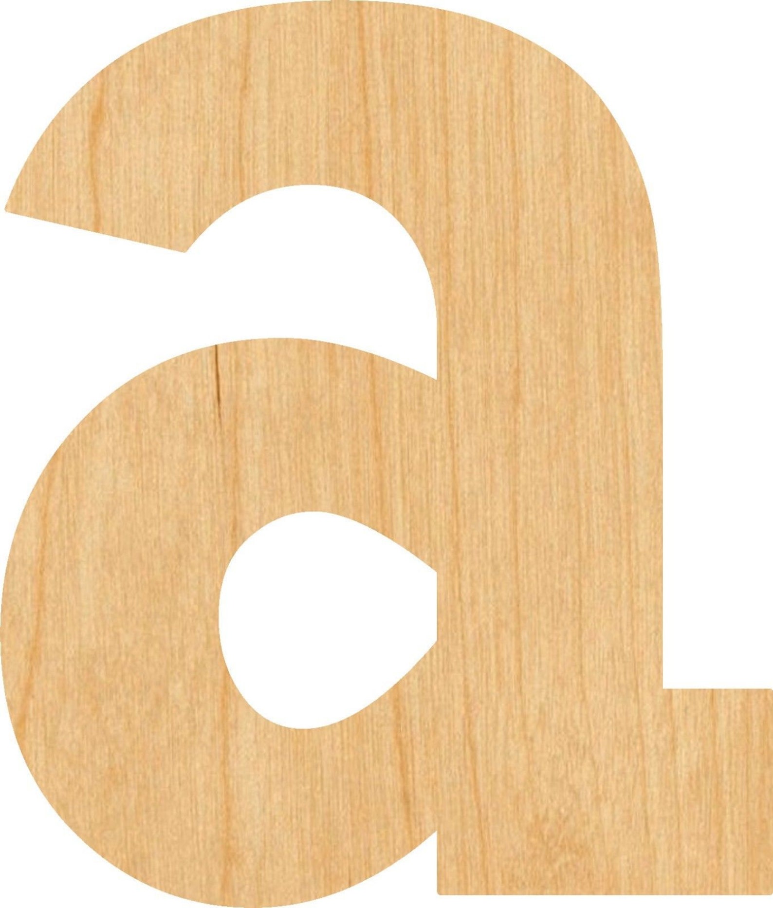 Lowercase Letter a Wooden Laser Cut Out Shape Great for | Etsy