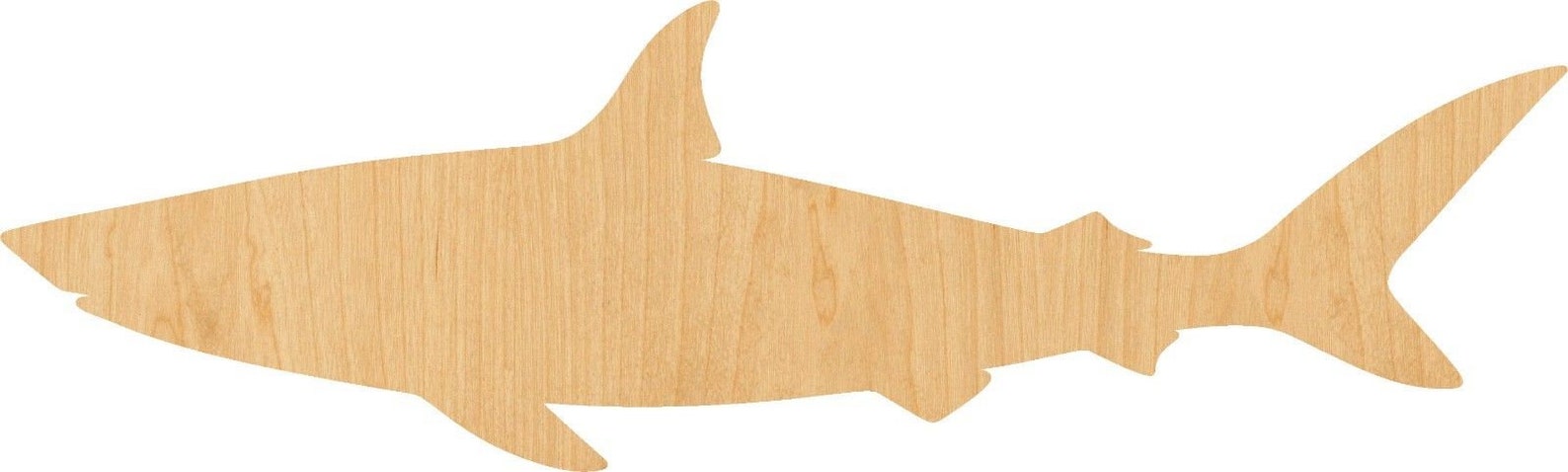 Shark Wooden Laser Cut Out Shape Great for Crafting - Etsy