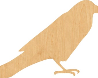 Raven Wooden Laser Cut Out Shape Great for Crafting - Etsy