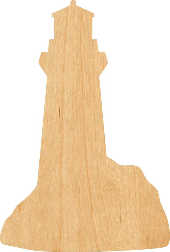 Lighthouse Wooden Laser Cut Out Shape Great for Crafting - Etsy