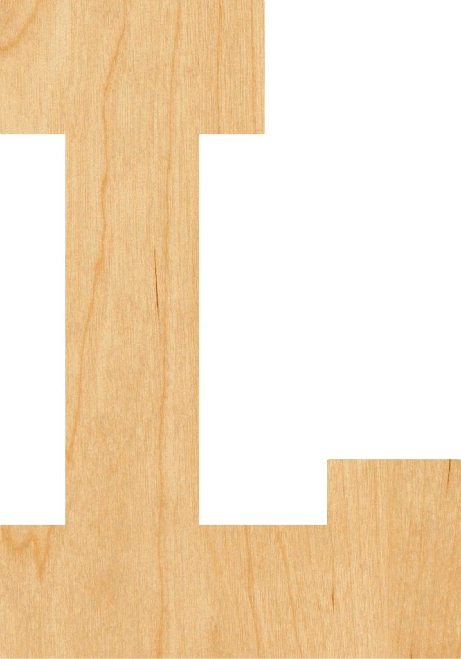 Letter L Wooden Laser Cut Out Shape Great for Crafting - Etsy
