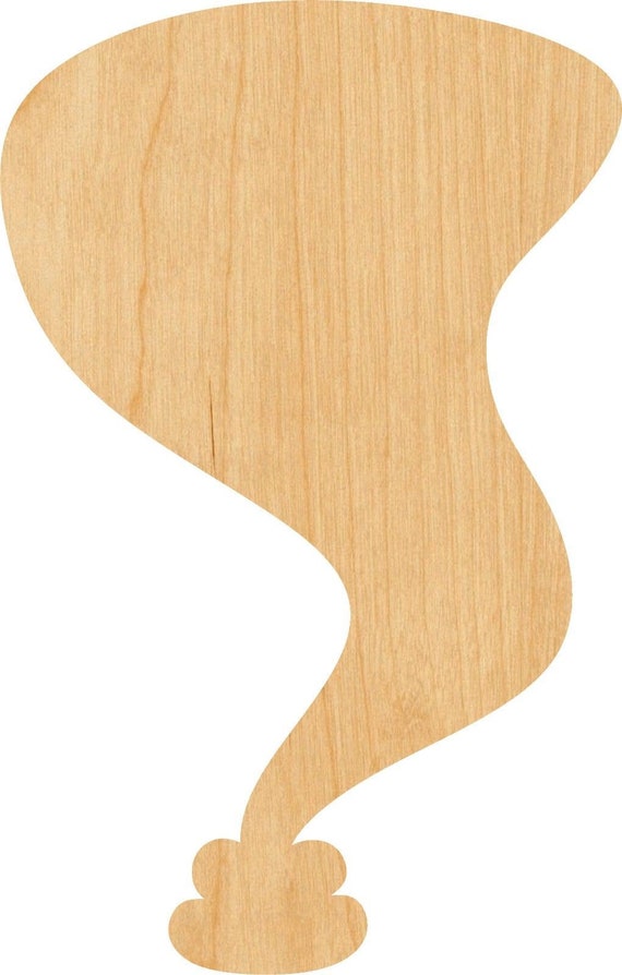 Tornado Wooden Laser Cut Out Shape Great for Crafting | Etsy