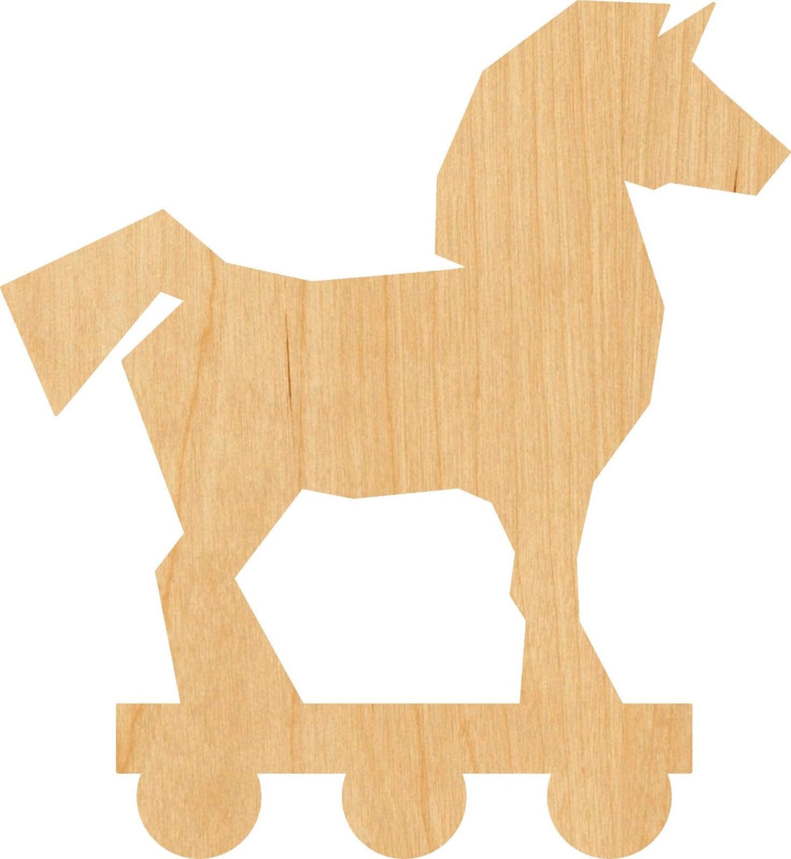 Trojan Horse Wooden Laser Cut Out Shape Great for Crafting - Etsy