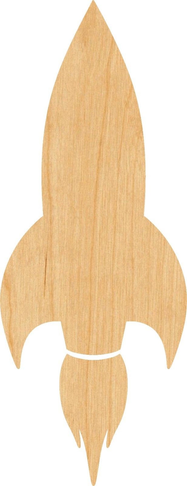 Rocket Ship 1 Wooden Laser Cut Out Shape Great for Crafting - Etsy