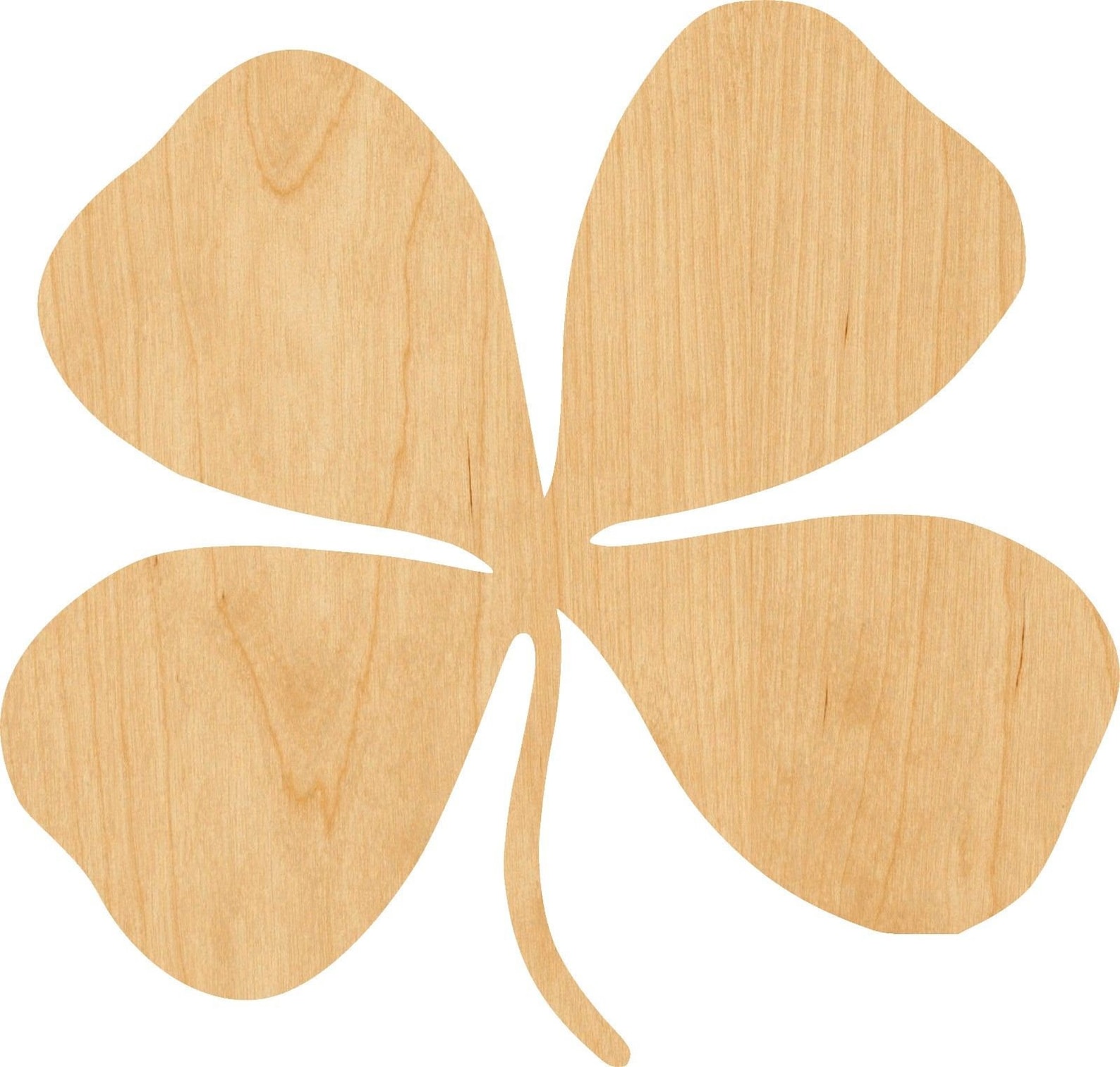 Four Leaf Clover 2 Wooden Laser Cut Out Shape Great for - Etsy