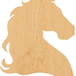 Horse Head Wooden Laser Cut Out Shape Great for Crafting | Etsy