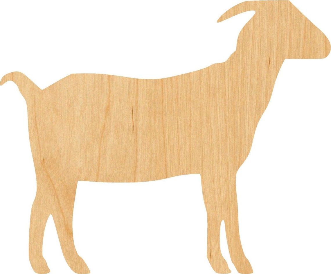 Goat Wooden Laser Cut Out Shape Great for Crafting - Etsy