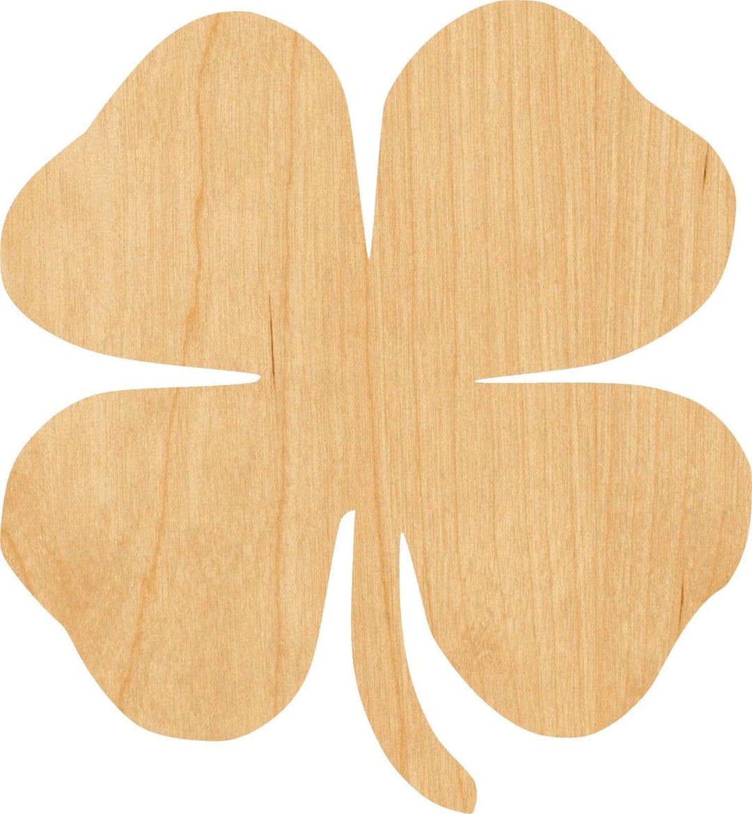 Clover Wooden Laser Cut Out Shape Great for Crafting - Etsy