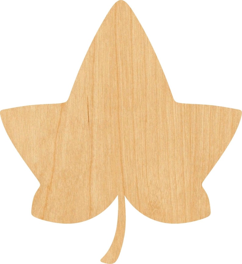 Ivy Leaf Wooden Laser Cut Out Shape - Great for Crafting - Hobbyist - D ...