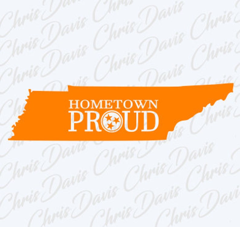 Tn Hometown Proud State Tennessee Vector Download PNG SVG JPG | Etsy