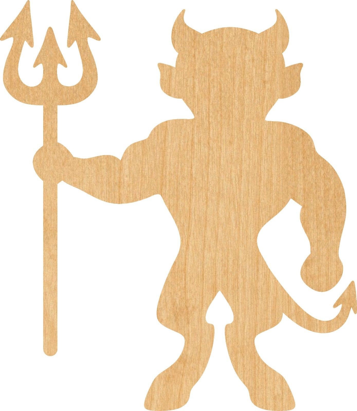 Devil Wooden Laser Cut Out Shape Great for Crafting | Etsy