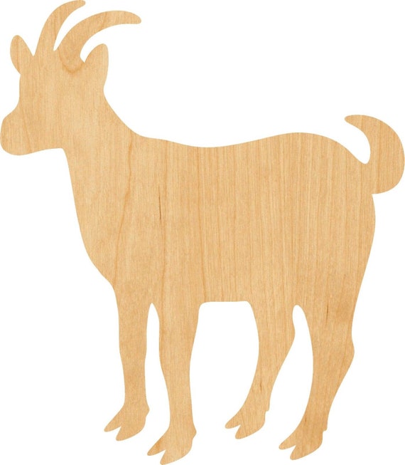 Goat Wooden Laser Cut Out Shape Great for Crafting | Etsy
