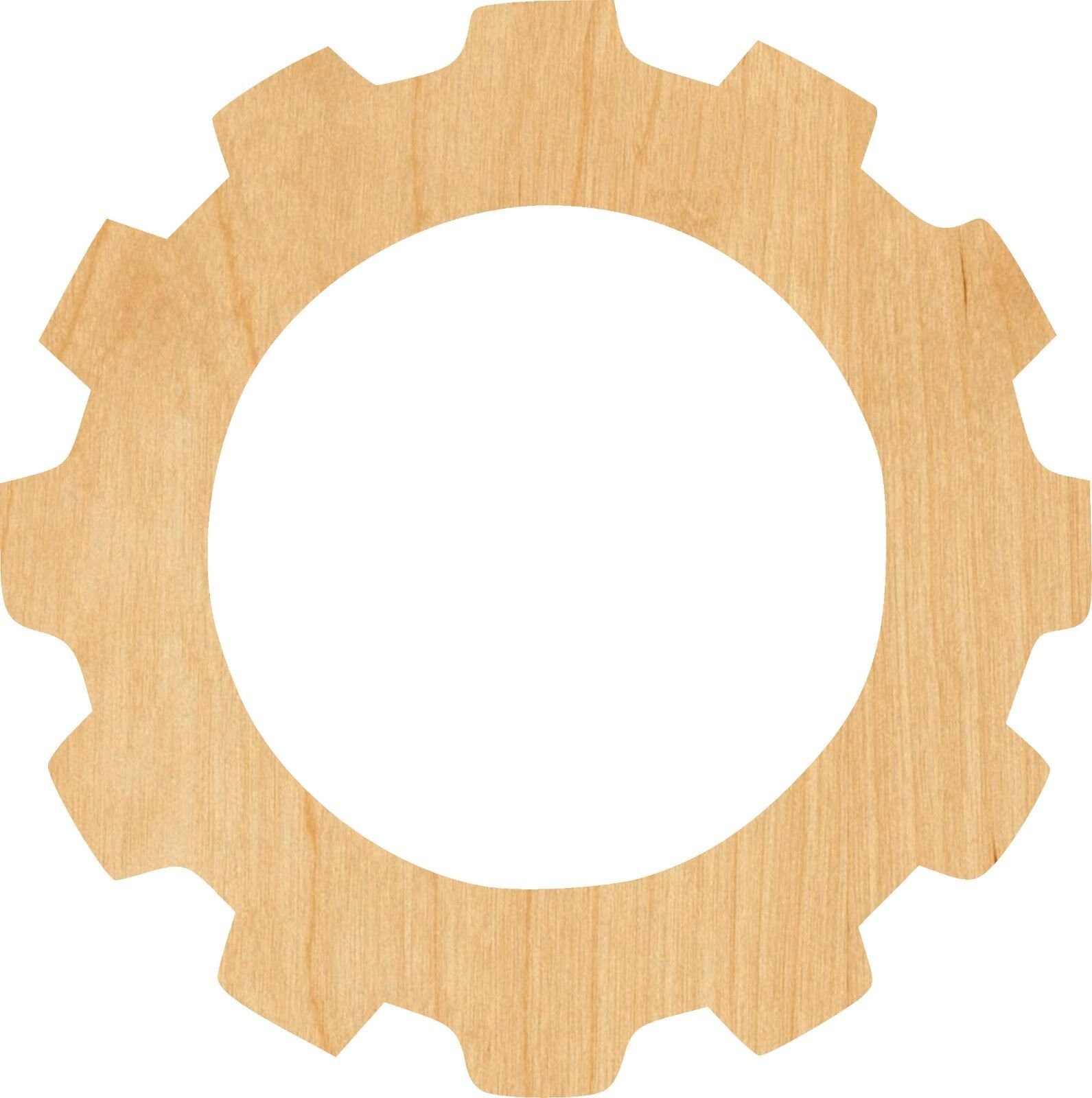 Gear 12 Wooden Laser Cut Out Shape Great for Crafting | Etsy