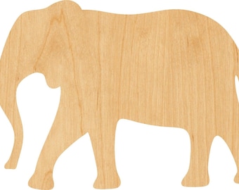 Elephant Wooden Laser Cut Out Shape Great for Crafting - Etsy