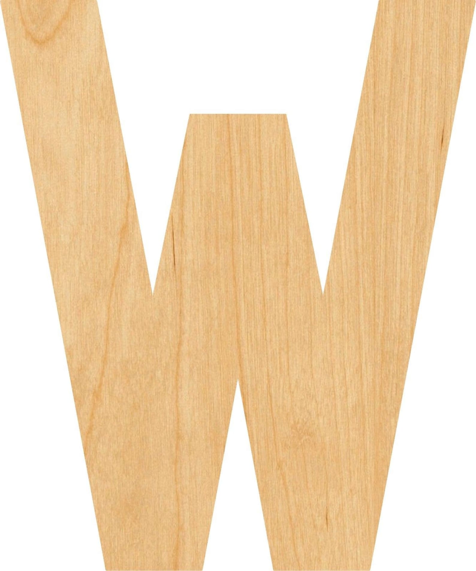 Letter W Wooden Laser Cut Out Shape Great for Crafting - Etsy.de