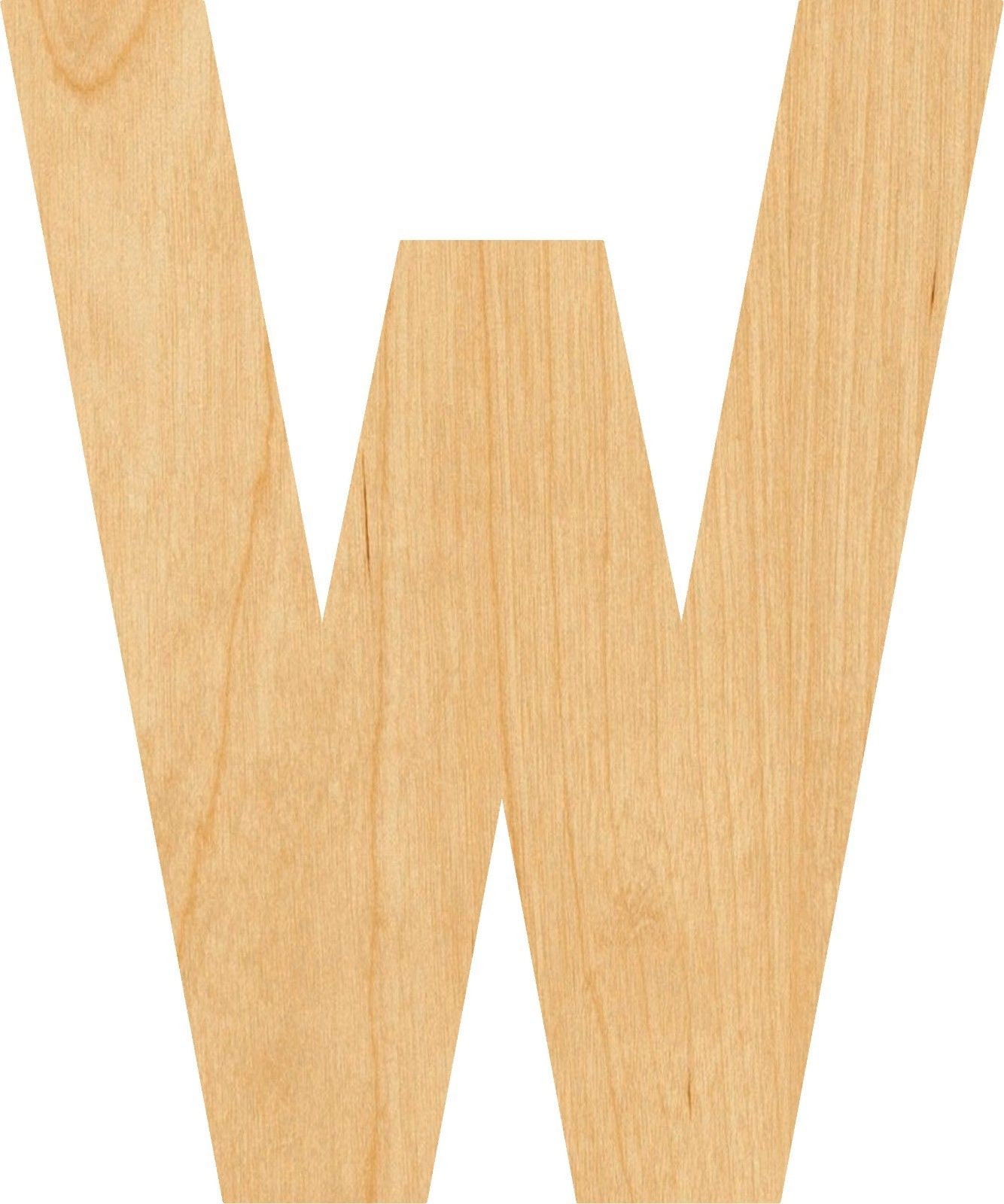 Letter W Wooden Laser Cut Out Shape Great for Crafting | Etsy