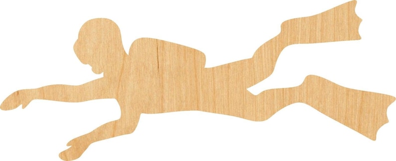Scuba Diver Wooden Laser Cut Out Shape Great for Crafting - Etsy