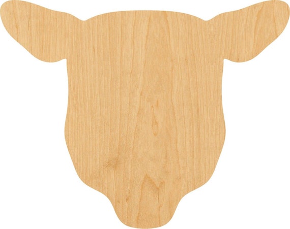 Sheep Head Wooden Laser Cut Out Shape Great for Crafting | Etsy