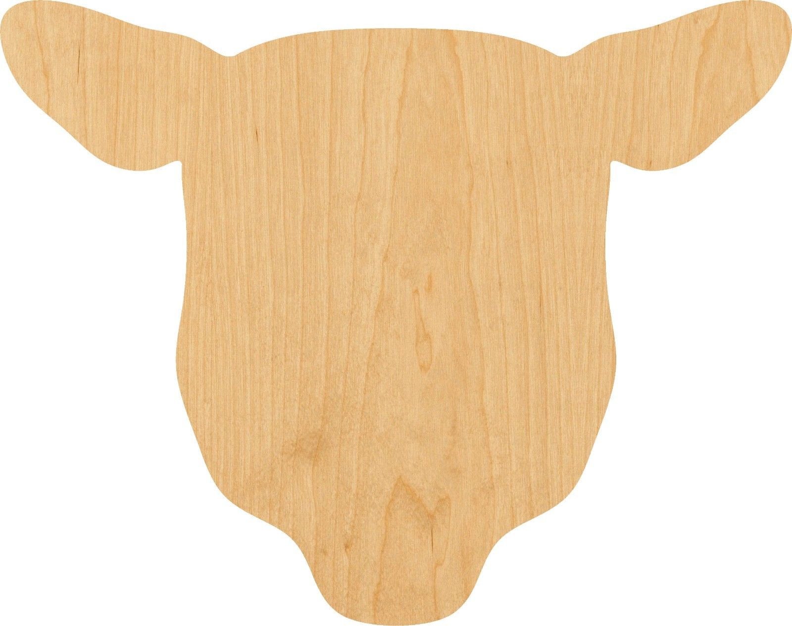 Sheep Head Wooden Laser Cut Out Shape Great for Crafting | Etsy