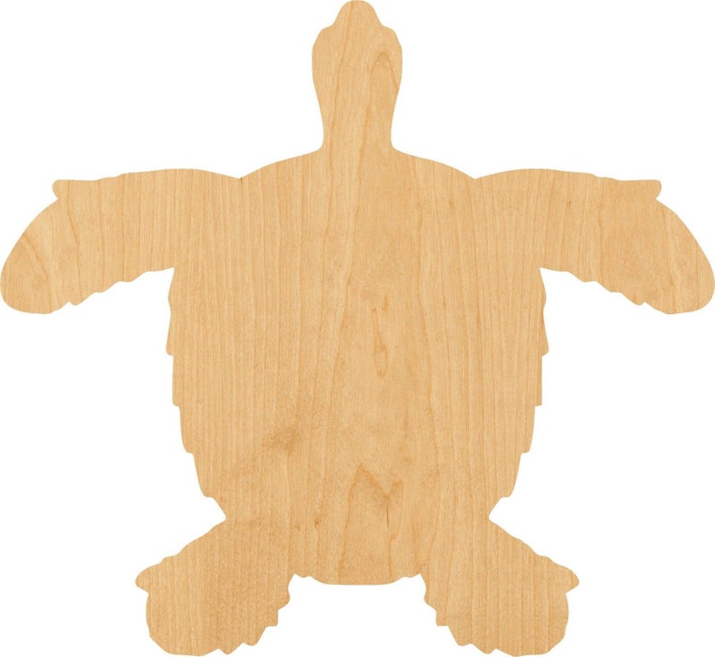 Sea Turtle 3 Wooden Laser Cut Out Shape Great for Crafting | Etsy