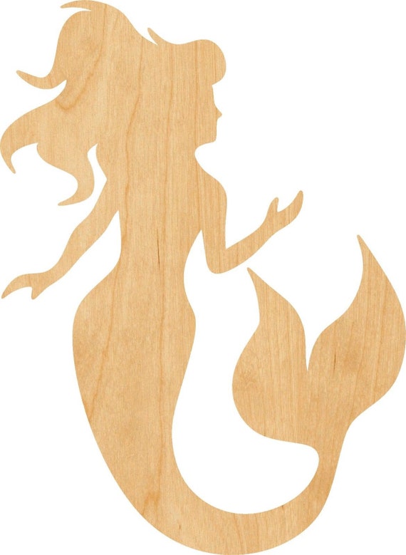 Mermaid 8 Wooden Laser Cut Out Shape Great for Crafting | Etsy