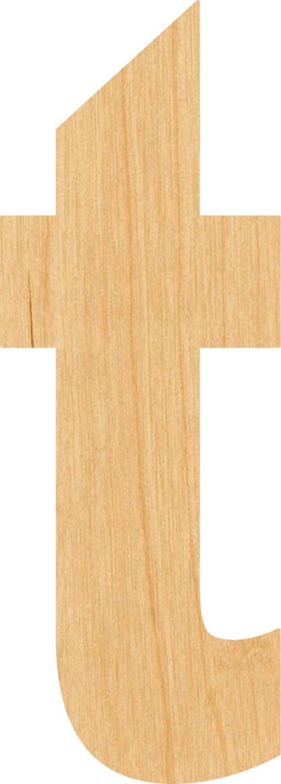 Lowercase Letter T Wooden Laser Cut Out Shape Great for - Etsy