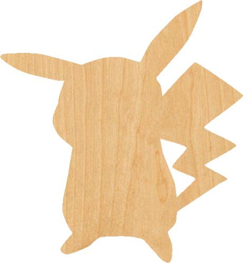 Pikachu Pokemon Wooden Laser Cut Out Shape Great for - Etsy.de
