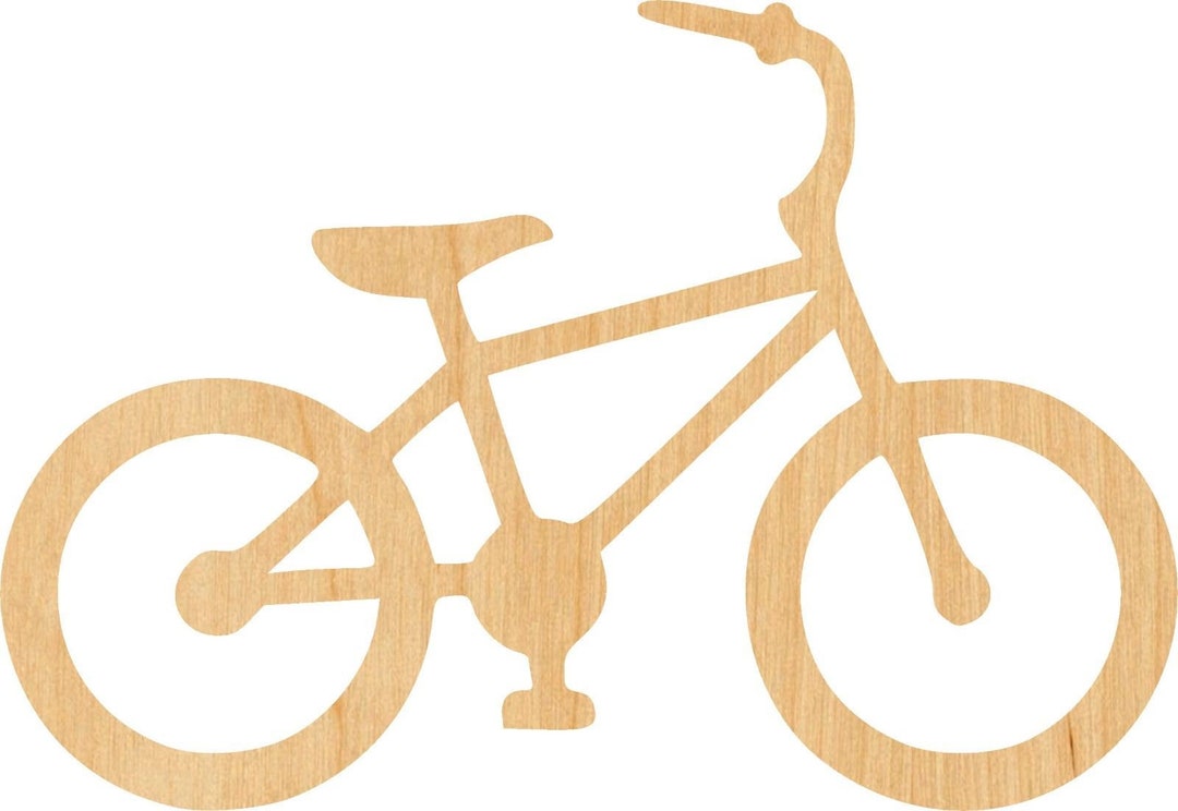 Bike Wooden Laser Cut Out Shape Great for Crafting - Etsy