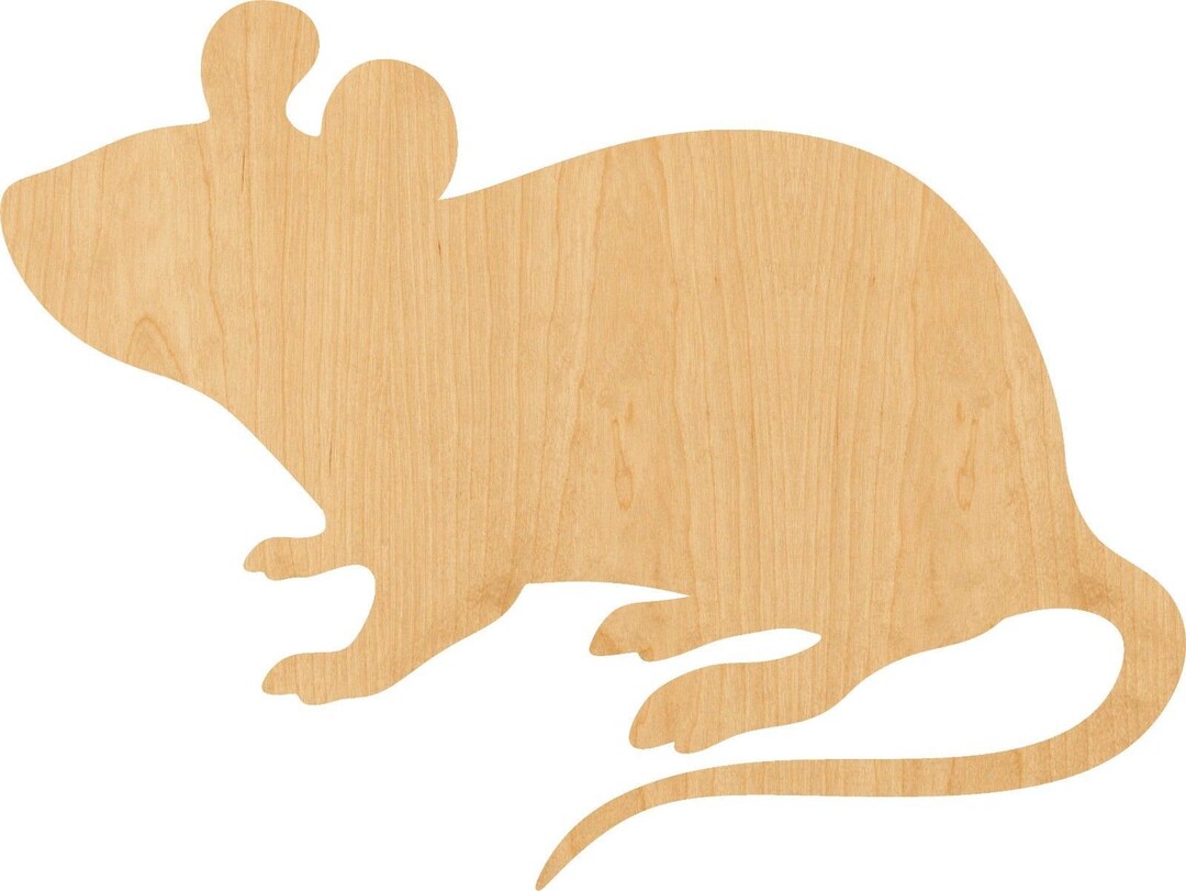Mouse 2 Wooden Laser Cut Out Shape Great for Crafting - Etsy