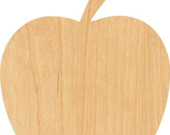 Apple Wooden Laser Cut Out Shape Great for Crafting - Etsy