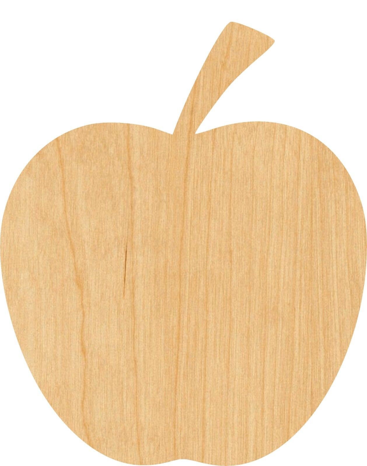 Apple 1 Wooden Laser Cut Out Shape Great for Crafting - Etsy UK