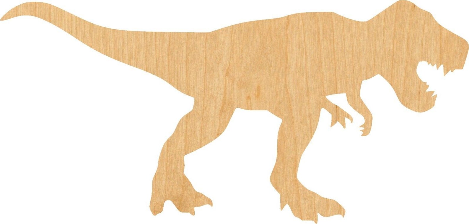T Rex 2 Wooden Laser Cut Out Shape Great for Crafting | Etsy