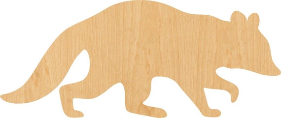 Raccoon 2 Wooden Laser Cut Out Shape Great for Crafting | Etsy