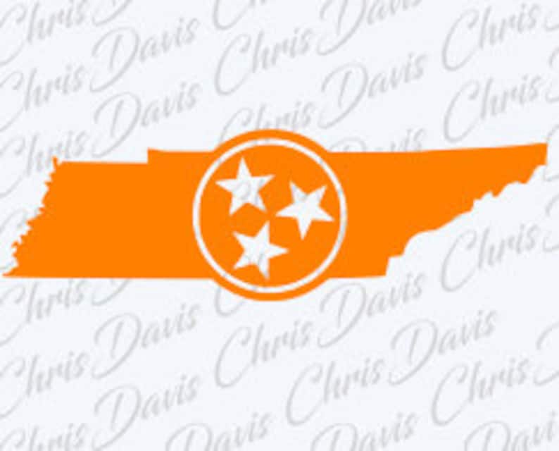 Tri Star Tennessee Tn Tri-star tristar Vector Download PNG SVG | Etsy