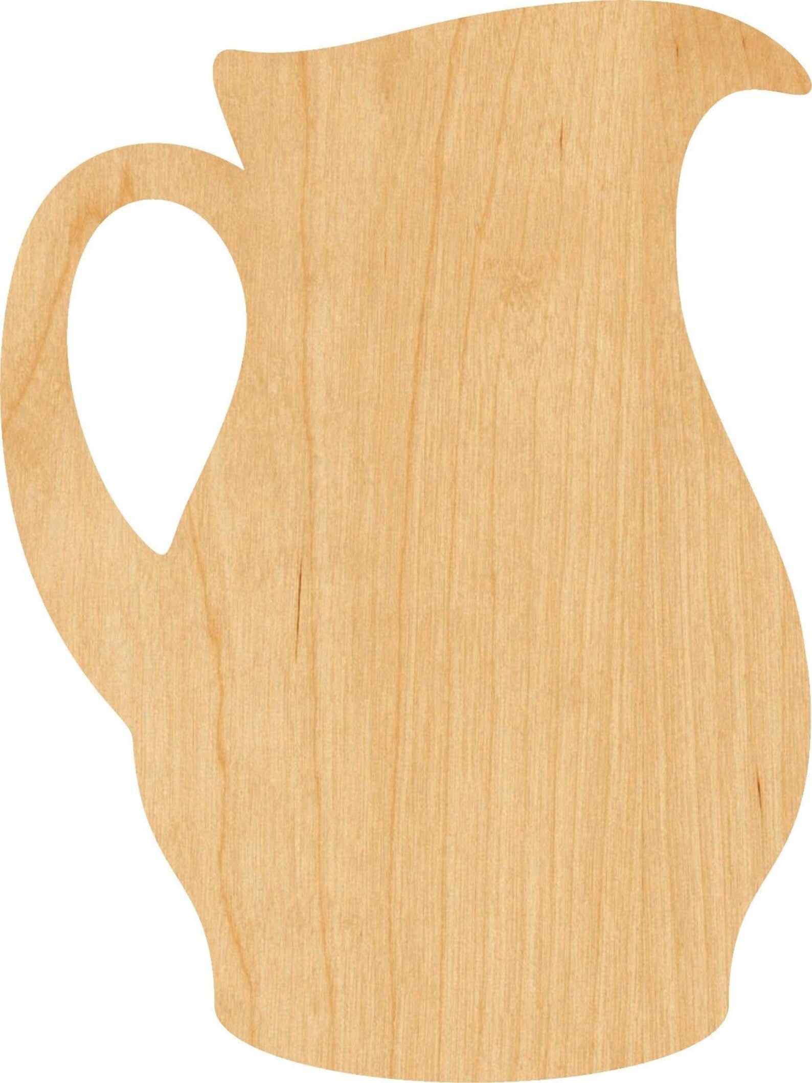 Pitcher Wooden Laser Cut Out Shape Great for Crafting - Etsy