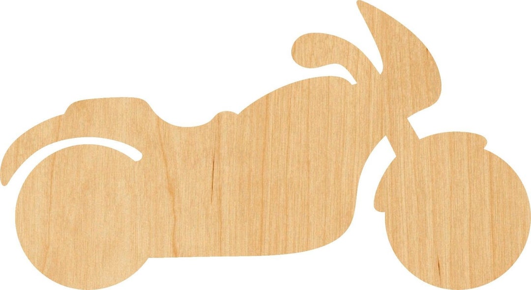 Motorcycle Wooden Laser Cut Out Shape Great for Crafting - Etsy