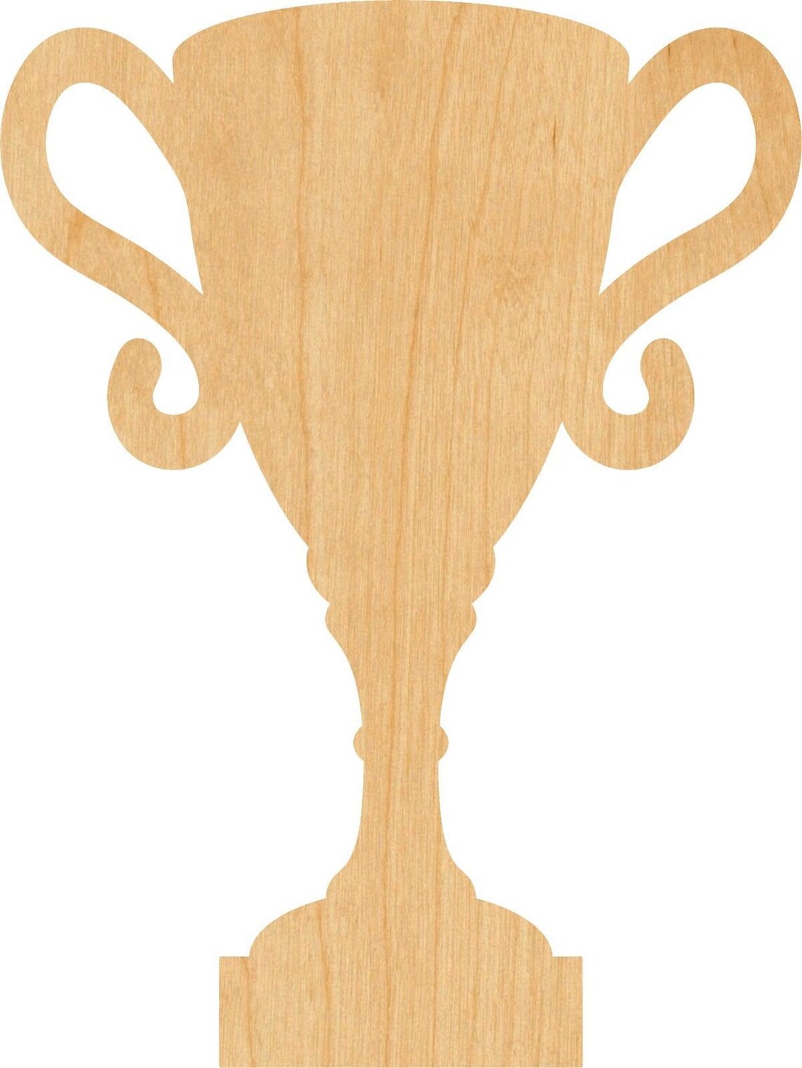 Trophy 1 Wooden Laser Cut Out Shape Great for Crafting - Etsy