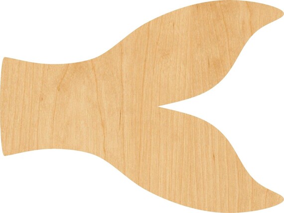 Fish Tail Wooden Laser Cut Out Shape Great for Crafting - Etsy