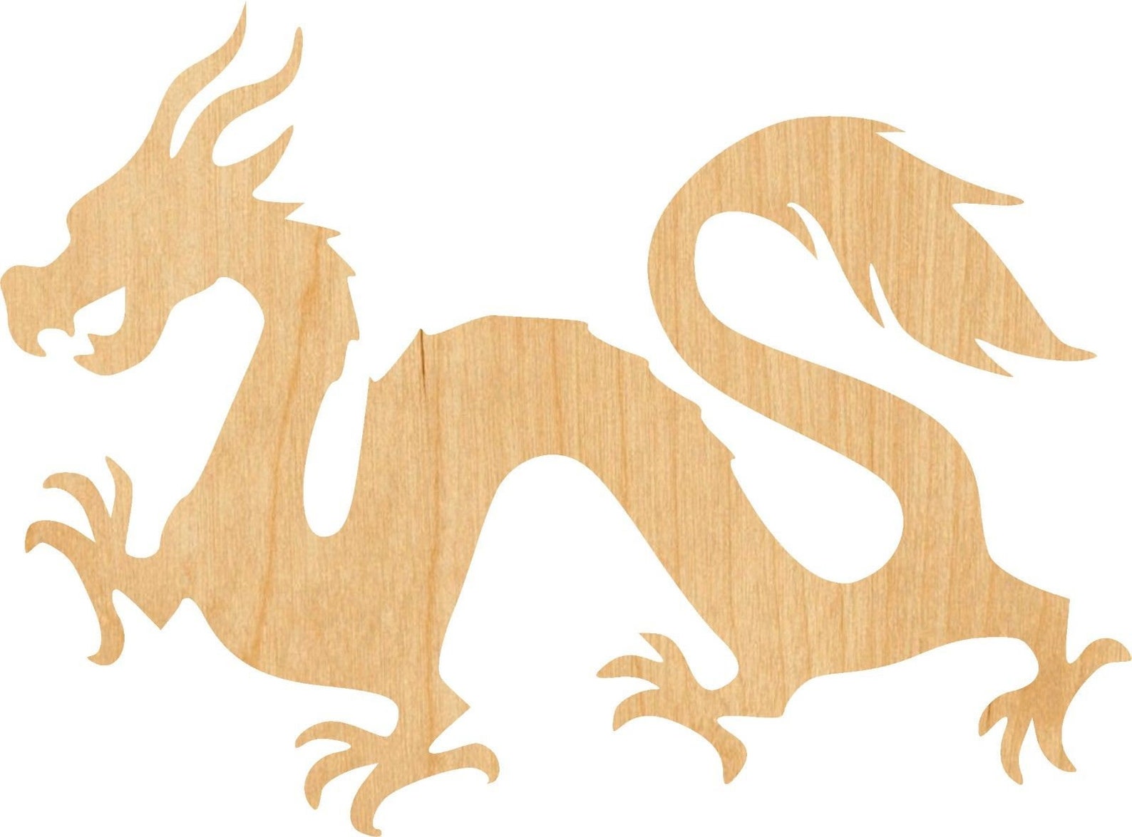Dragon 2 Pick Wooden Laser Cut Out Shape Great for Crafting - Etsy