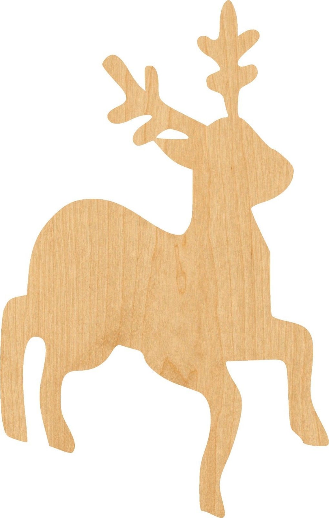 Reindeer 2 Wooden Laser Cut Out Shape Great for Crafting - Etsy