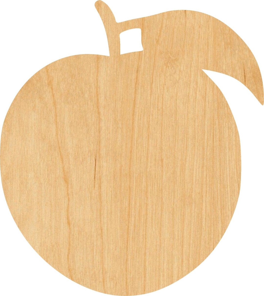 Peach 3 Wooden Laser Cut Out Shape Great for Crafting - Etsy