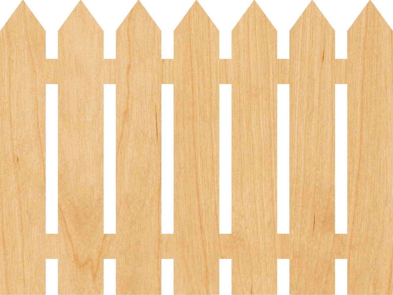 Picket Fence Wooden Laser Cut Out Shape Great for Crafting - Etsy