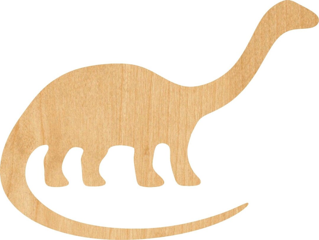 Brontosaurus Wooden Laser Cut Out Shape Great for Crafting - Etsy